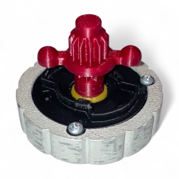 Handmade | Toys | Beyblade X Knuckle Flat Free Spin Customizable Bit 3d ...